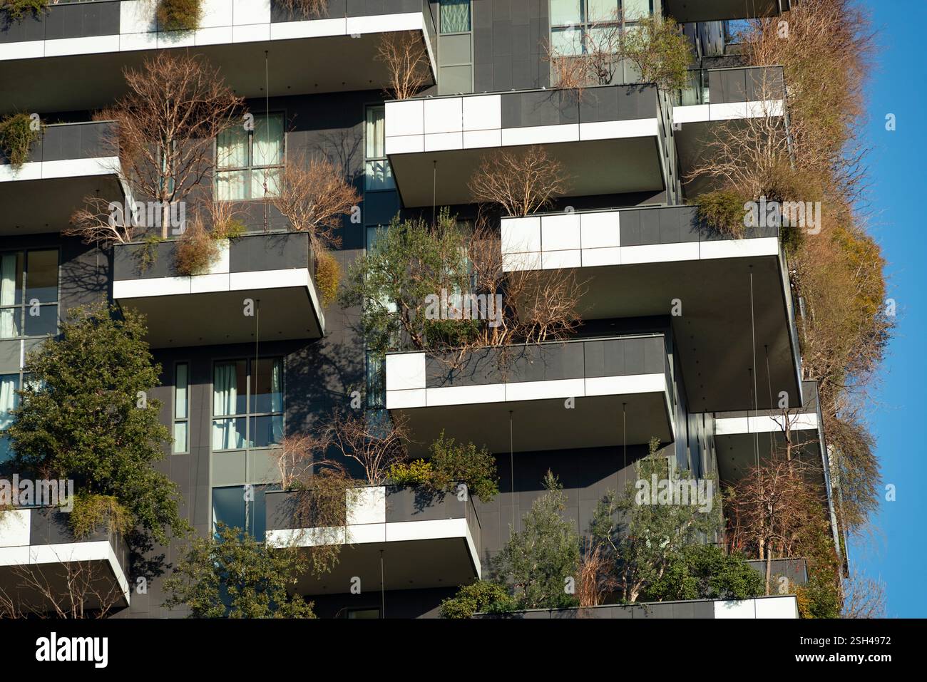 Italy, Lombardy, Milan, Bosco Verticale Residential Towers 111 Meters ...