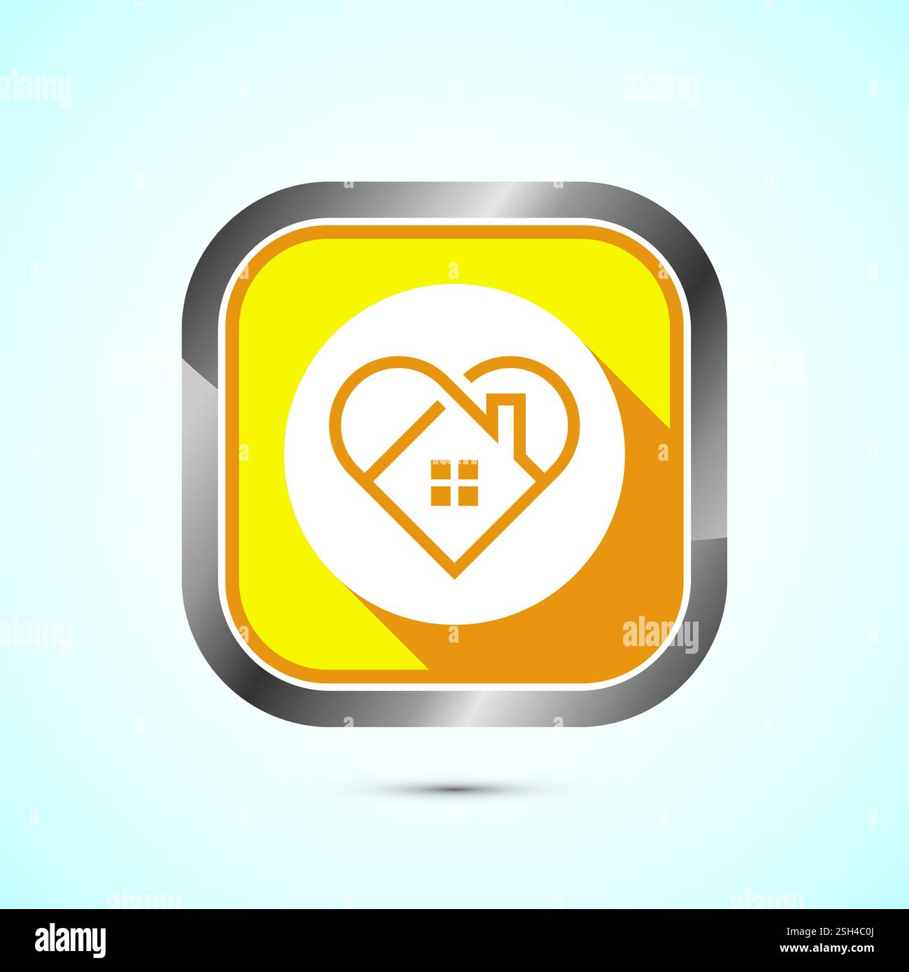Home care icon design illustration, House care logo icon, Button design ...