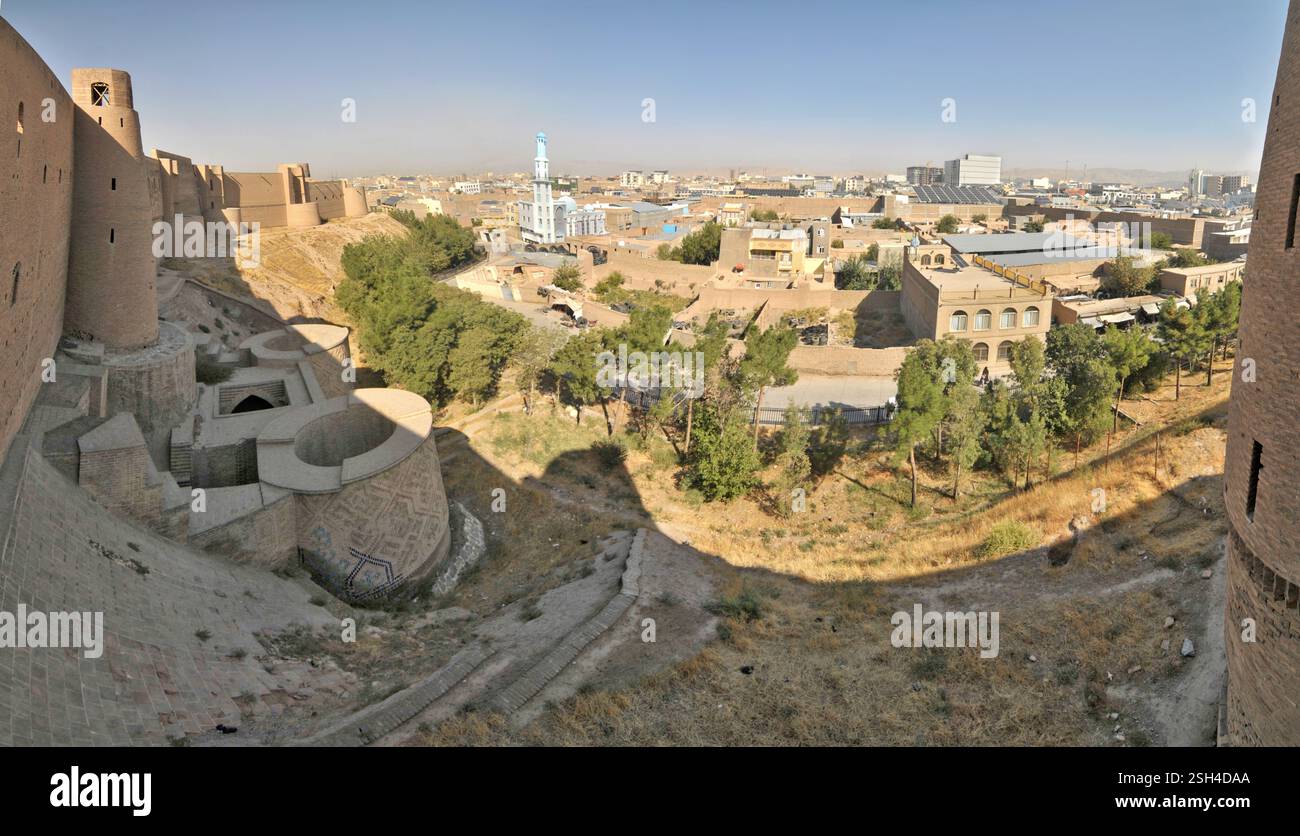 The Qala Ikhtyaruddin or Citadel of Herat fort located in the center of ...