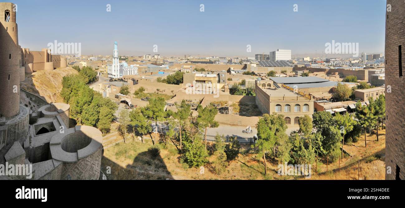 The Qala Ikhtyaruddin or Citadel of Herat fort located in the center of ...