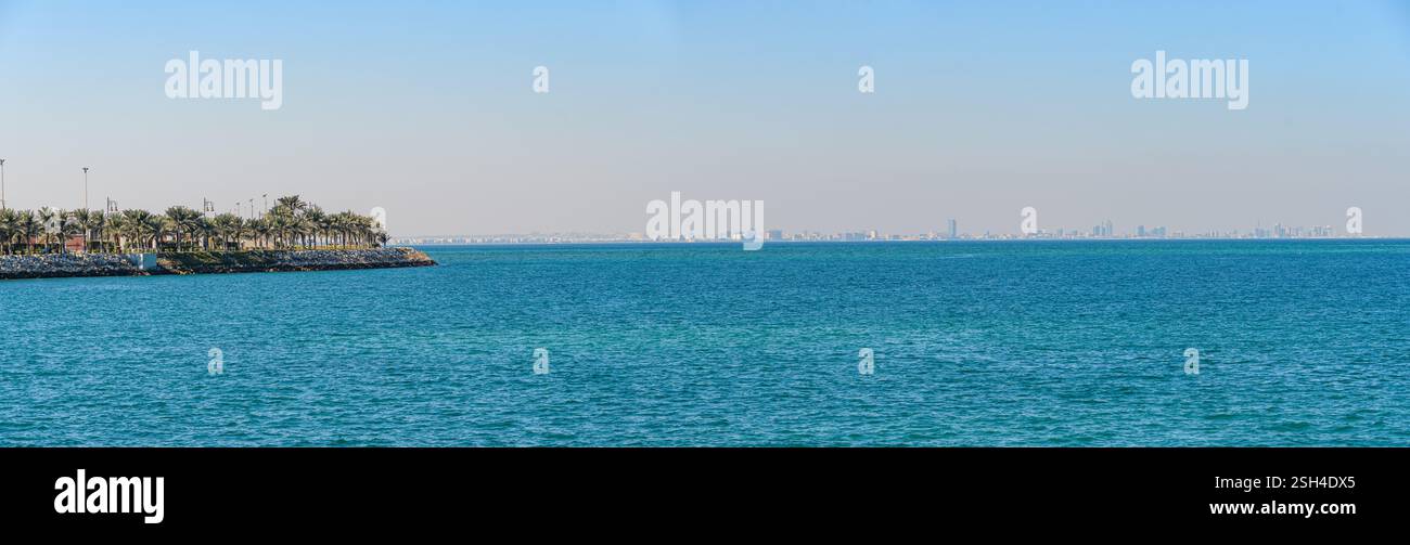 Manama, Bahrain - January 5, 2025: A sweeping view of Saudi Arabia's ...