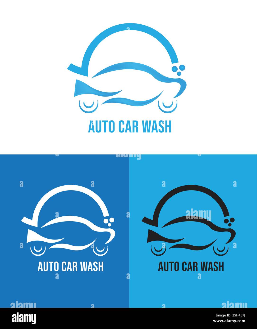 Car Wash logo designs concept vector, Automotive Cleaning logo template ...