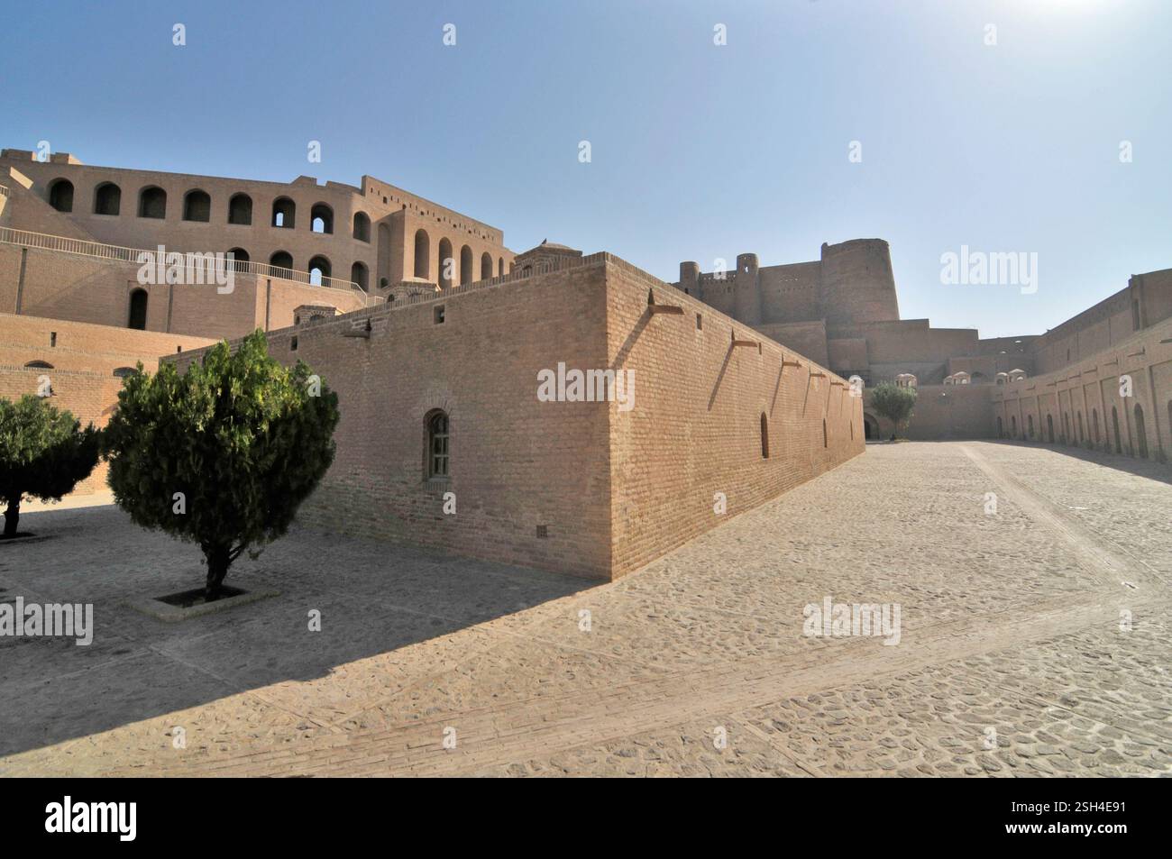The Qala Ikhtyaruddin or Citadel of Herat fort located in the center of ...