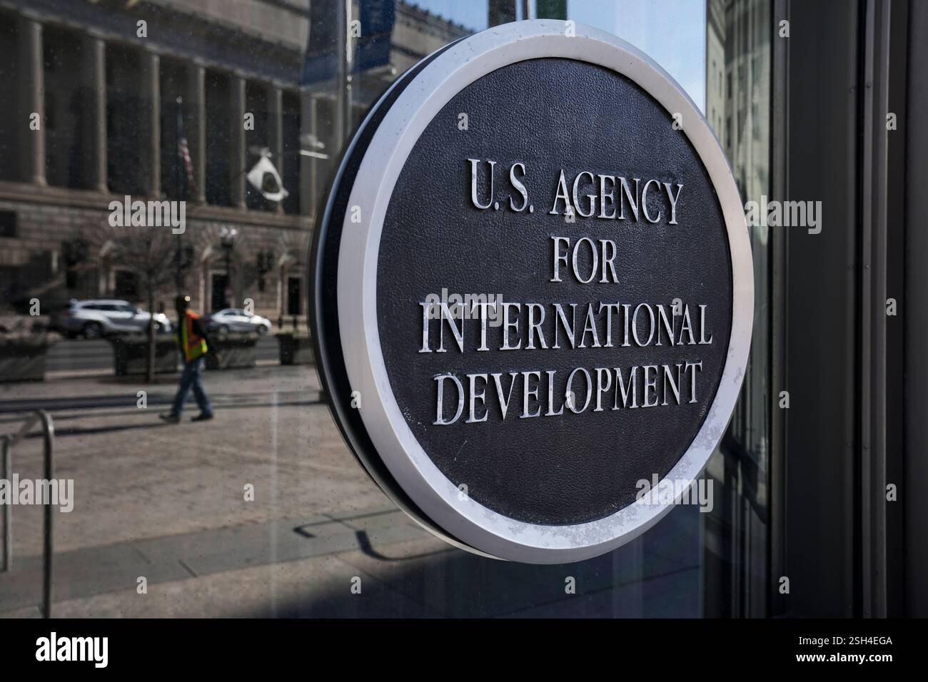 Washington, USA. 10th Feb, 2025. The seal of the US Agency for ...