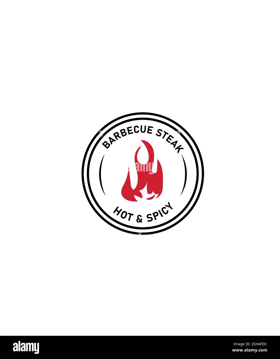 emblem barbeque steak logo design, Barbecue logo design or bbq and ...