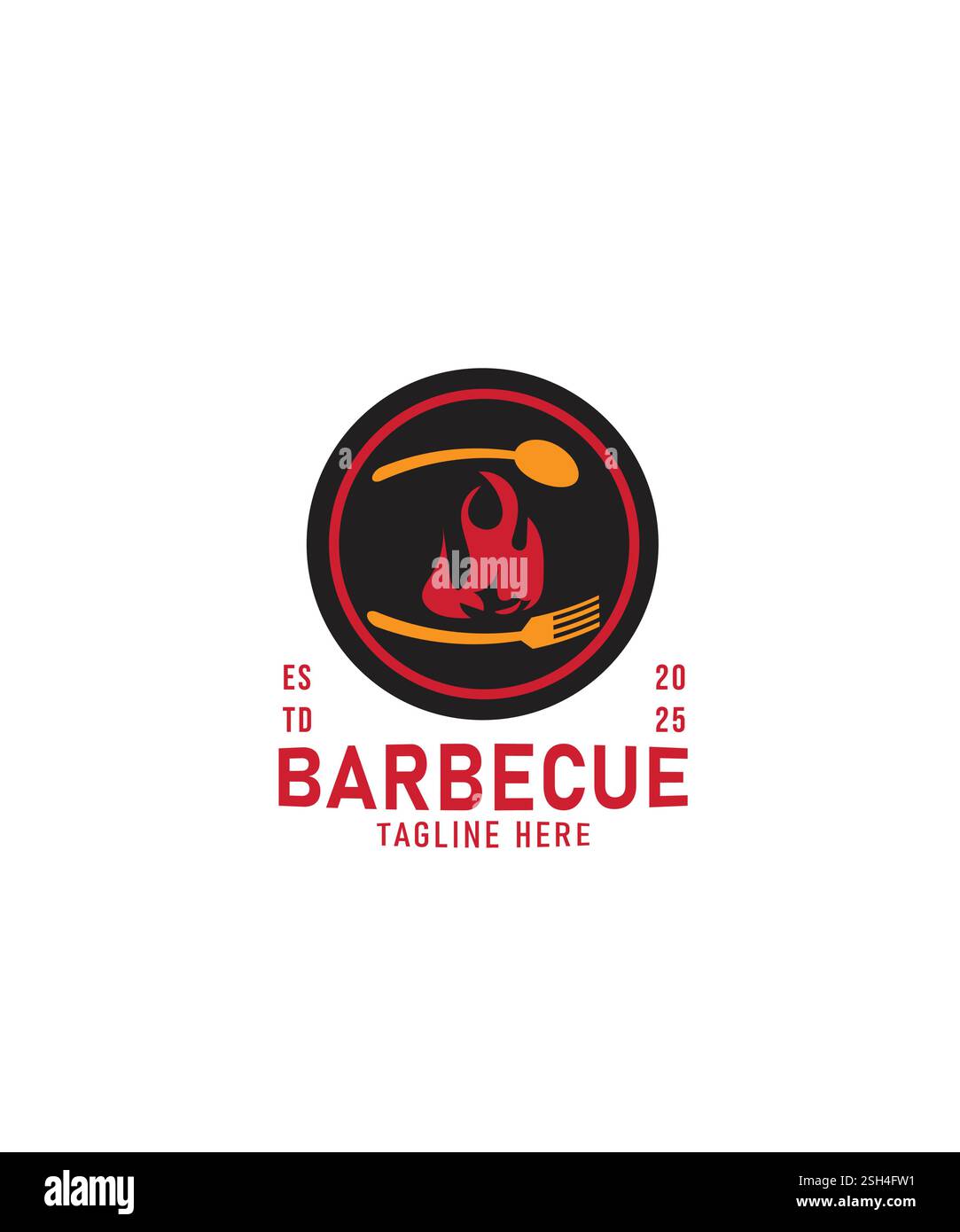 Barbecue logo design or bbq and grill image vector illustration Stock ...