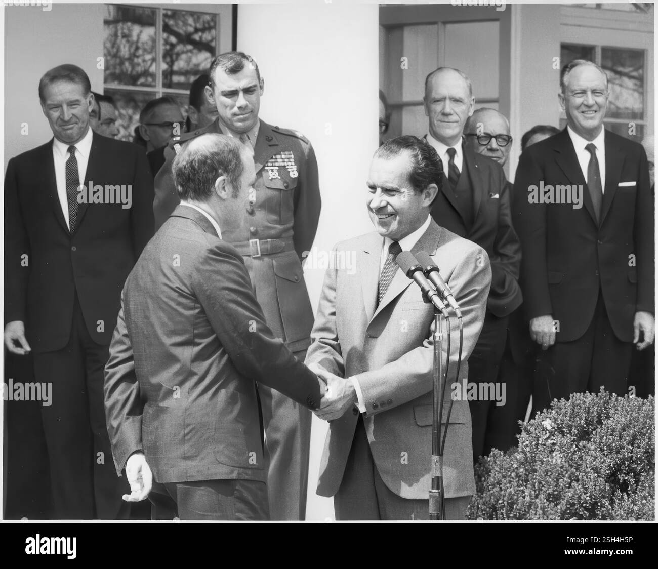 Prime Minister Pierre Trudeau and President Richard Nixon.Digital ...