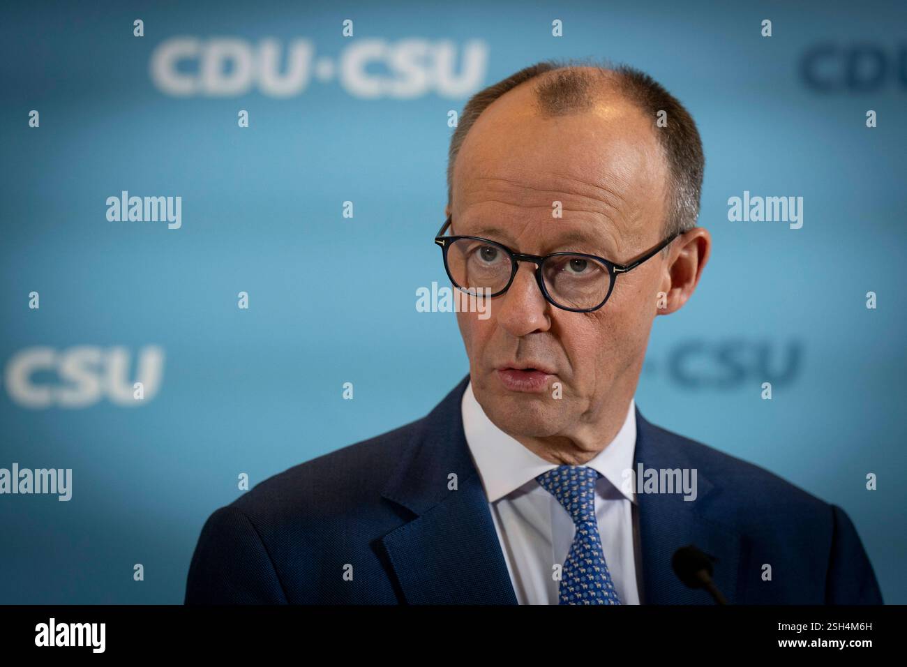 CDU/CSU, Friedrich Merz Pressestatement, Bundestag, Bundestagsfraktion, CDU/CSU, Vorsitzender ...