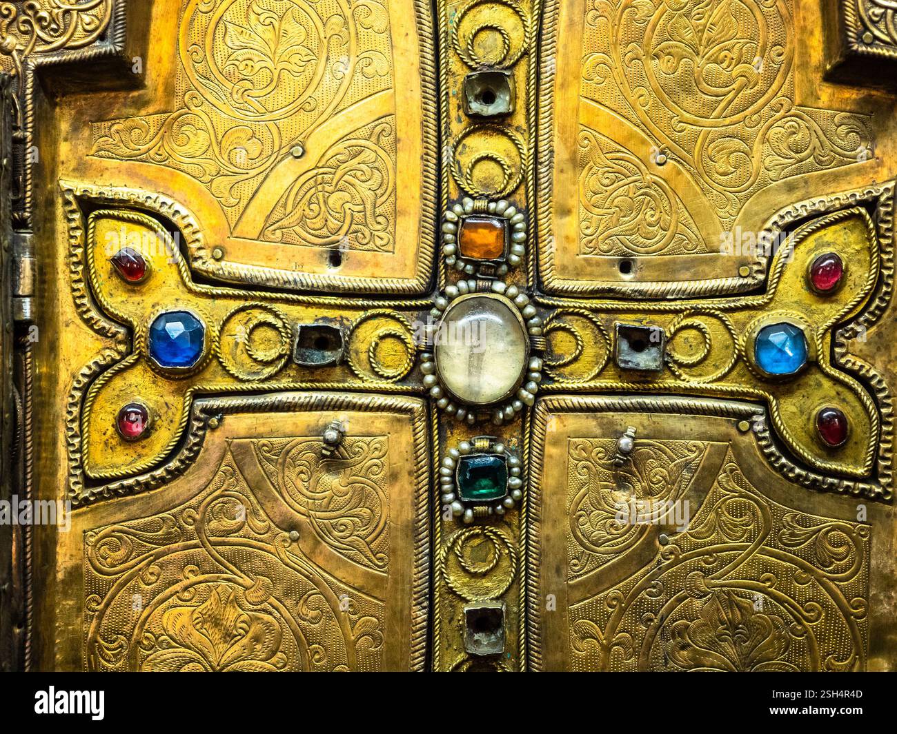 Vagharshapat, Armenia - January 25, 2025: splinter from cross on which ...