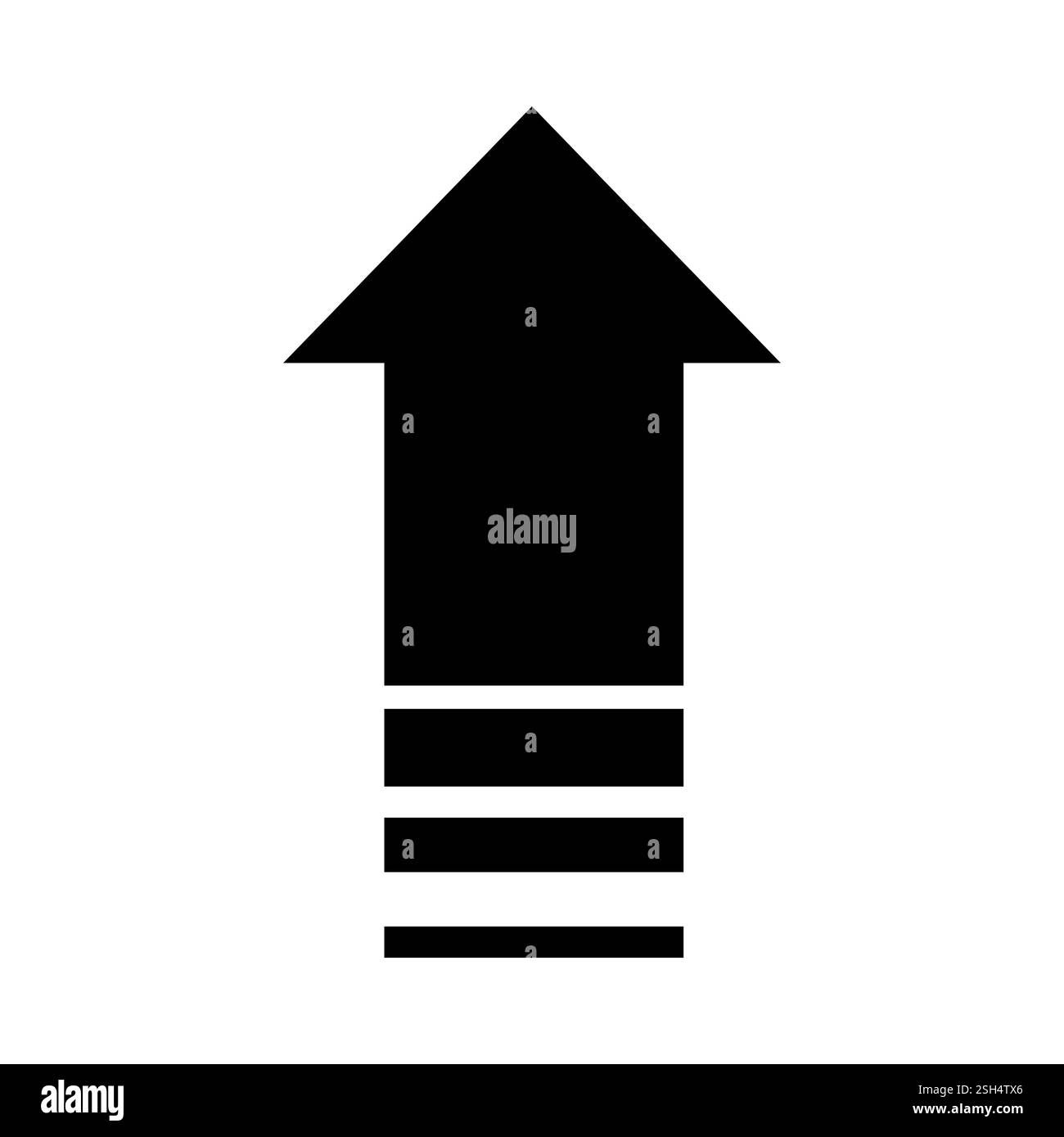 Dashed arrow symbol isolated on white background Stock Vector Image ...