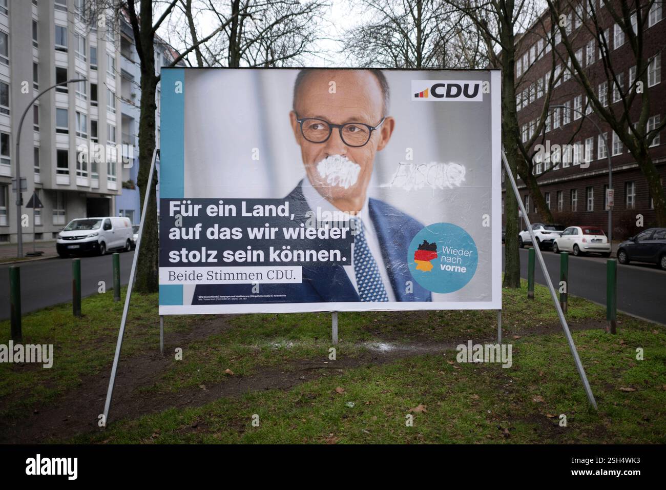 Friedrich Merz CDU - Wahlplakat DEU, Deutschland, Germany, Berlin, 06. ...