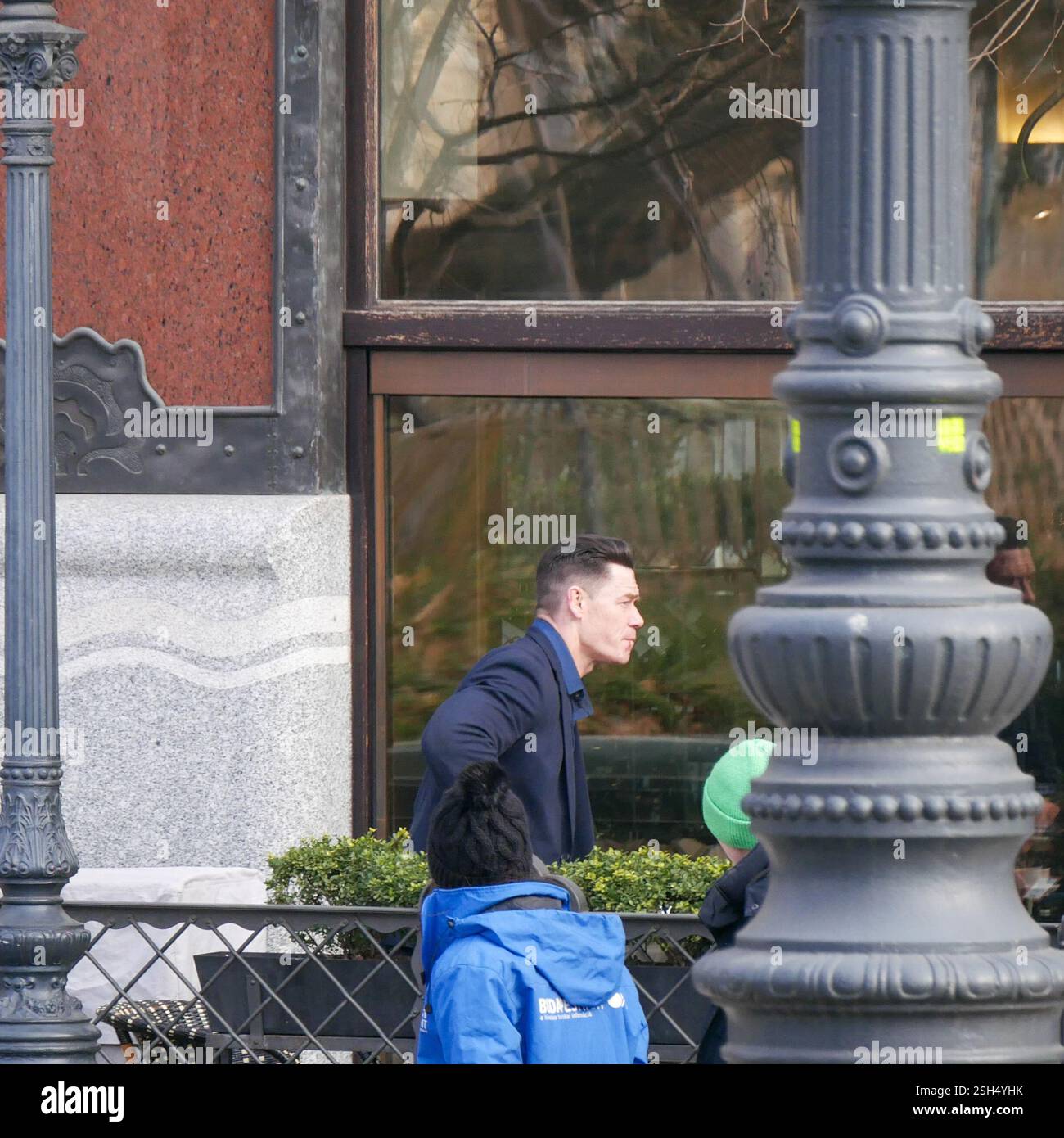 John Cena after having a coffee break during filming "Matchbox Stock ...