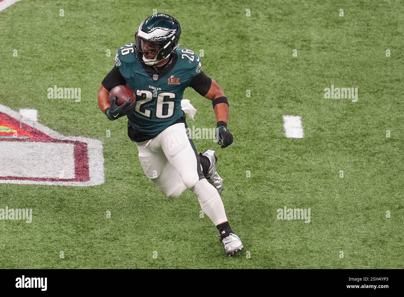 Philadelphia Eagles running back Saquon Barkley (26) during NFL ...