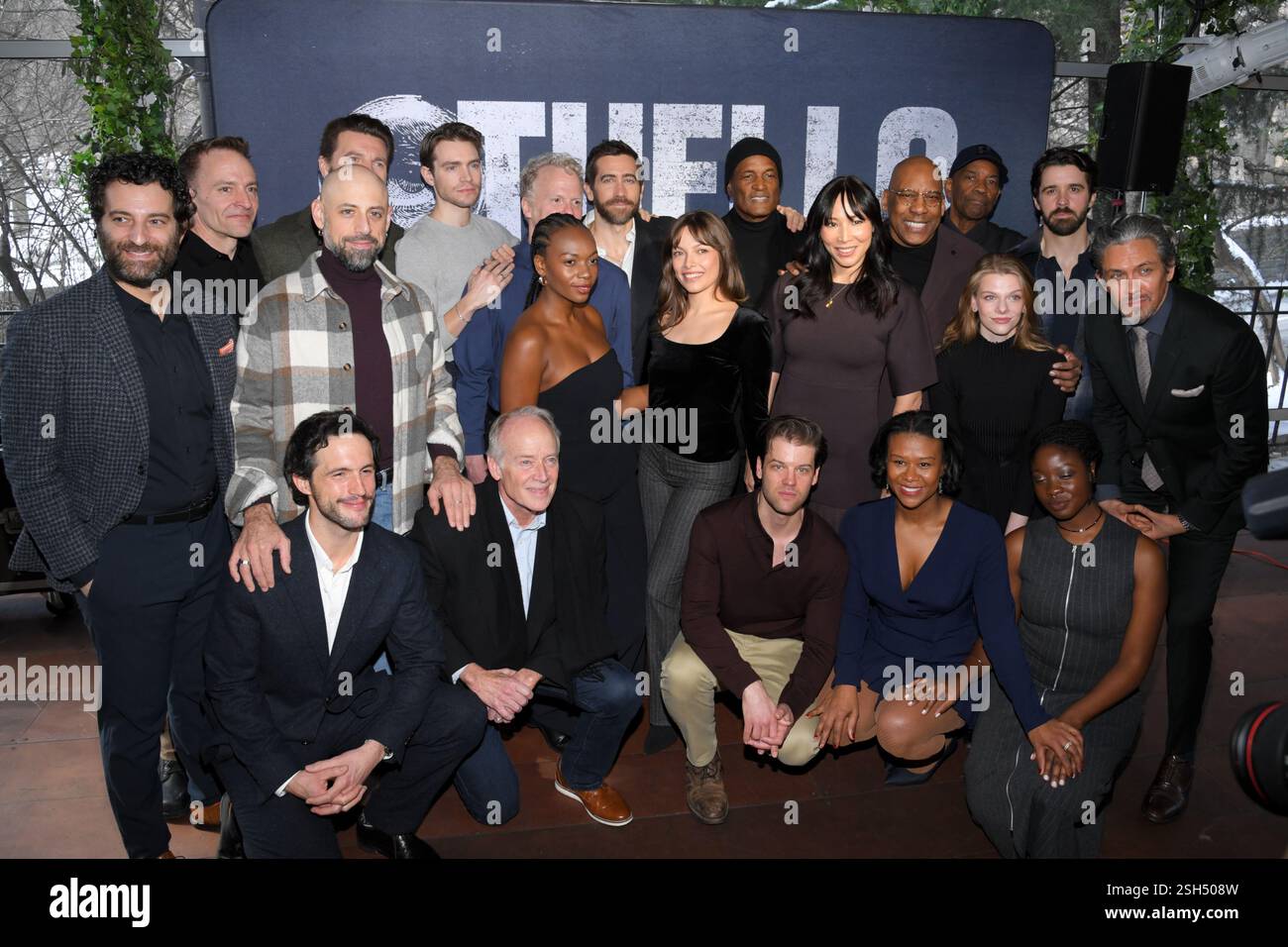 New York, USA. 10th Feb, 2025. Denzel Washington, Jake Gyllenhaal and ...