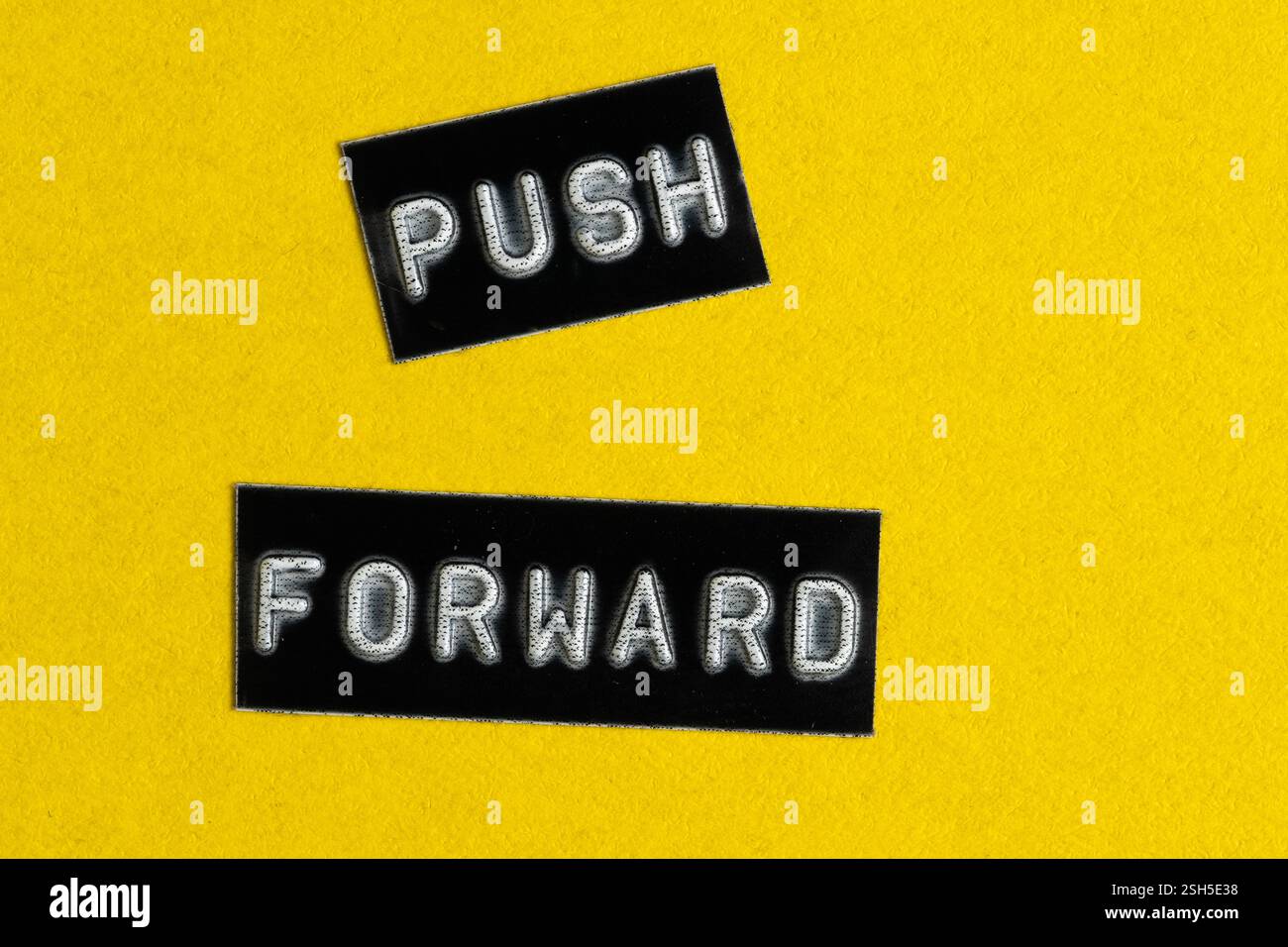 Push forward words on hi-res stock photography and images - Alamy