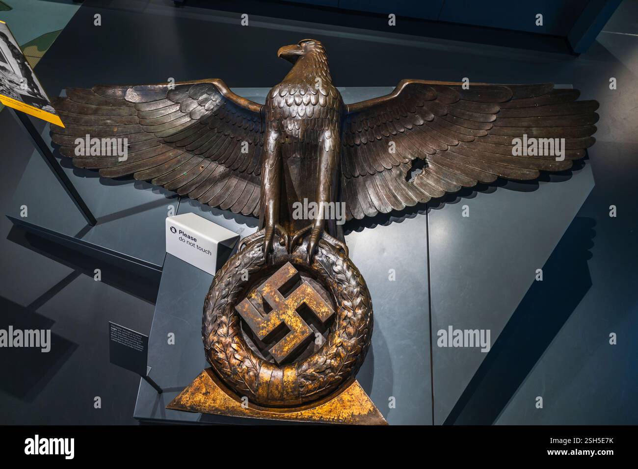 Nazi Eagle Artifact at Imperial War Museum. London, UK, 9 July 2023 ...