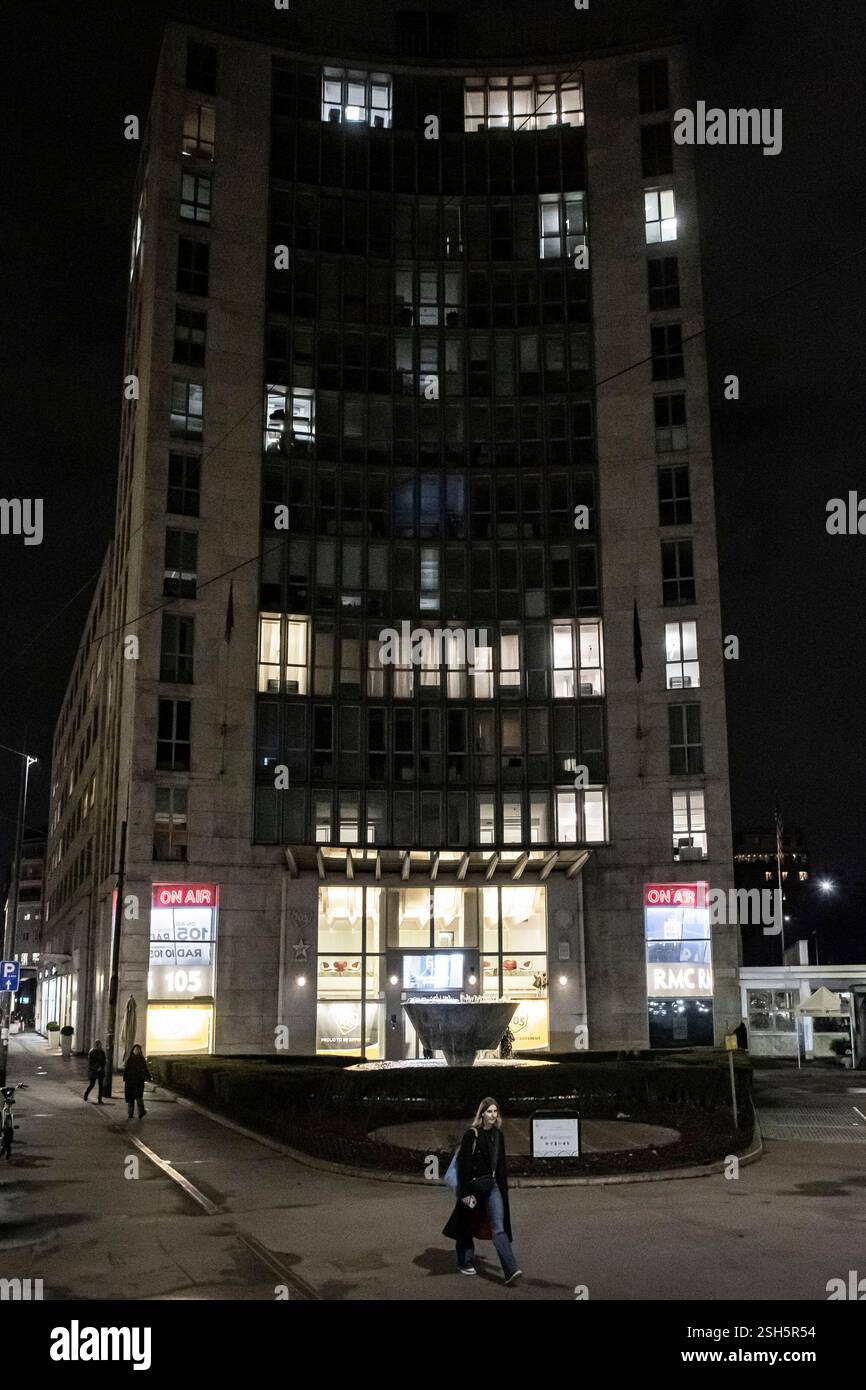 Milano, Italia. 10th Feb, 2025. Alex Benedetti Direttore e DJ di Virgin ...