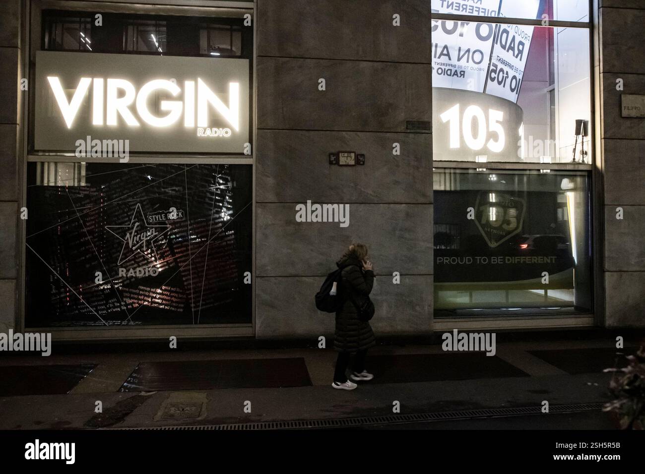 Milano, Italia. 10th Feb, 2025. Alex Benedetti Direttore e DJ di Virgin ...