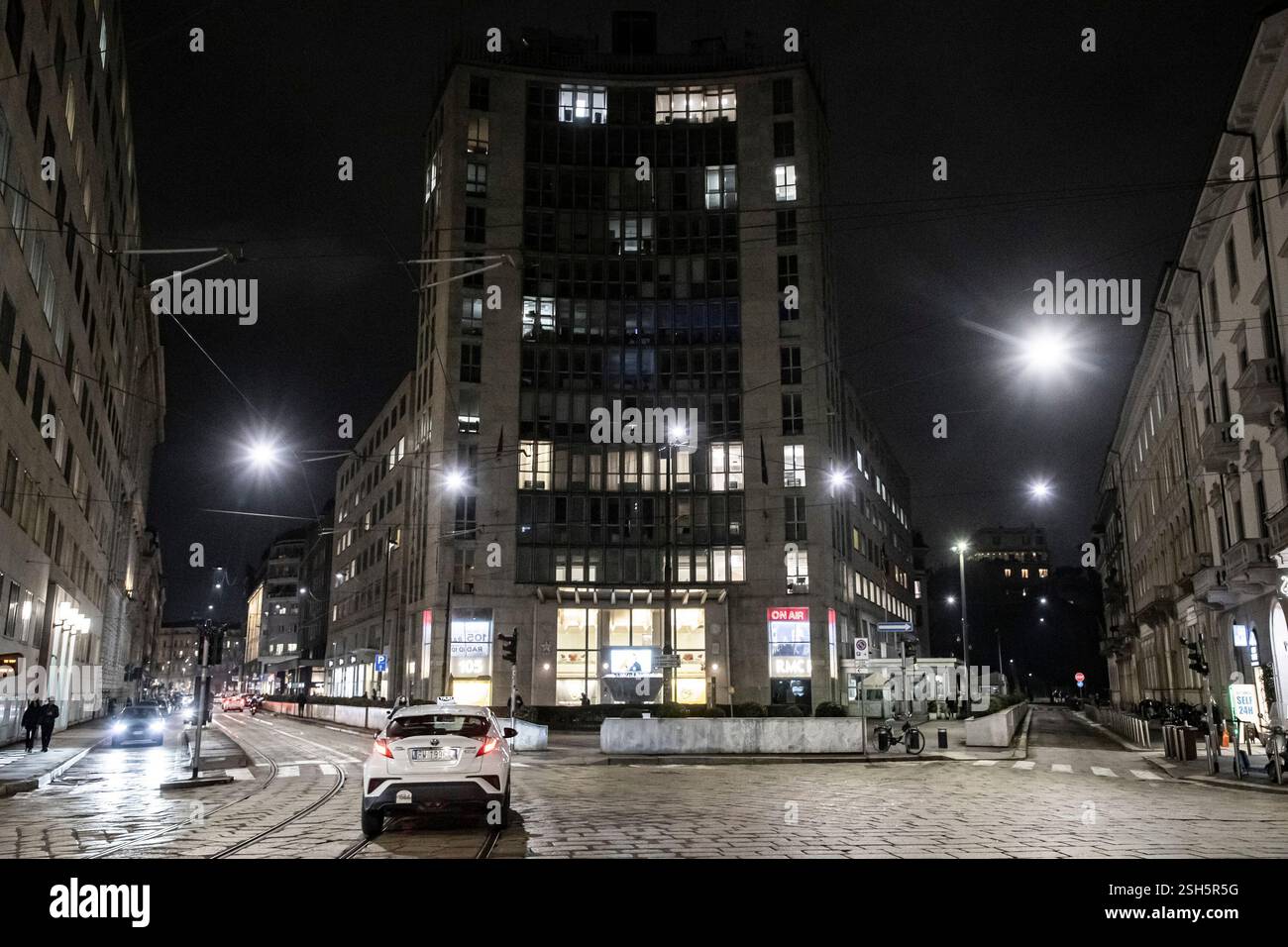 Milano, Italia. 10th Feb, 2025. Alex Benedetti Direttore e DJ di Virgin ...