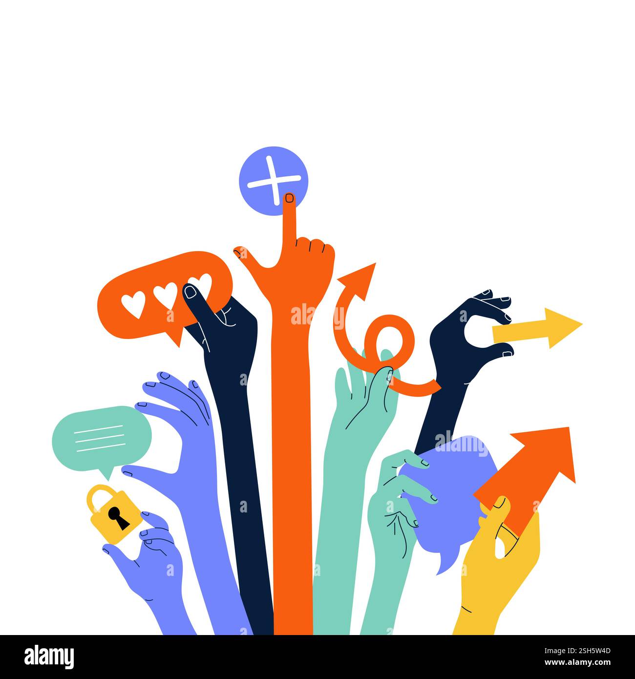 Plus markers Stock Vector Images - Alamy