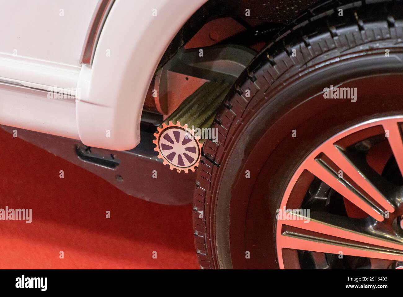 Motorhome caravan trailer motor mover Stock Photo - Alamy