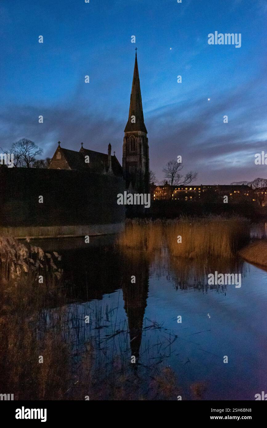 St Alban's Church. Copenhague, Denmark Stock Photo - Alamy