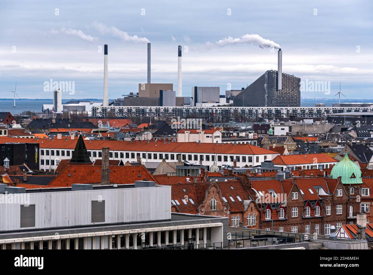 Winter Scenes at Rundetarn Tower. Copenhague, Denmark Stock Photo - Alamy