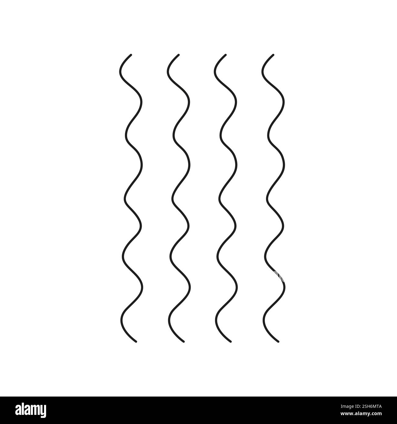 Wavy lines creating a rhythmic pattern for design and decor projects ...