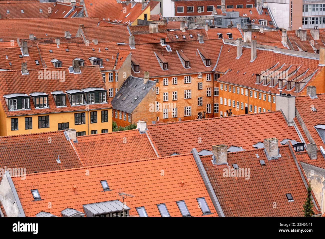 Winter Scenes at Rundetarn Tower. Copenhague, Denmark Stock Photo - Alamy