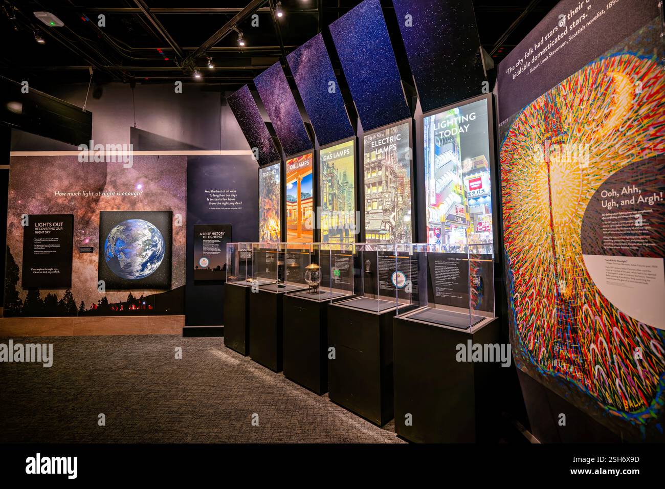 WASHINGTON DC — The "Lights Out" exhibit at the Smithsonian's National ...