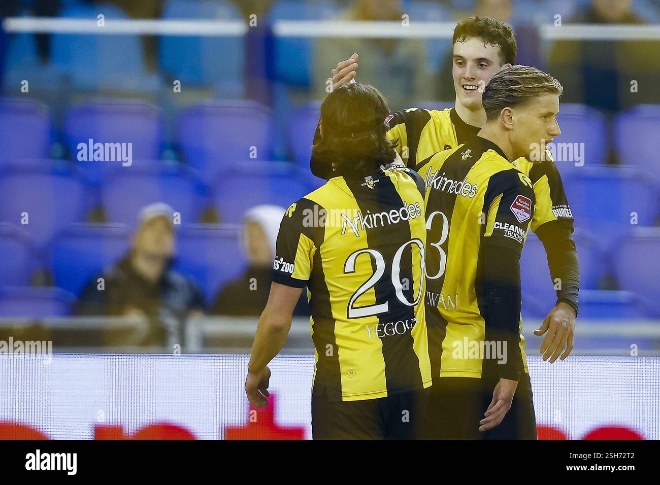 Arnhem, Netherlands. 10th Feb, 2025. ARNHEM, Stadium Gelredome, 10-02 ...