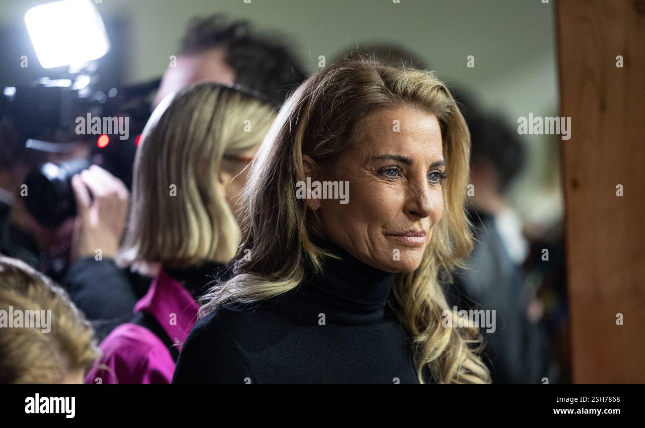 Berlin, Germany. 10th Feb, 2025. Giulia Siegel takes part in the ...