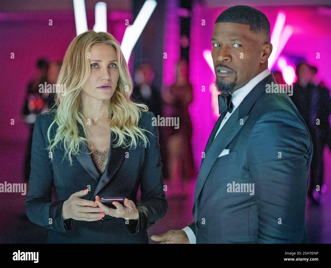 BACK IN ACTION 2025 Netflix film with Cameron Diaz and Jamie Foxx Stock ...
