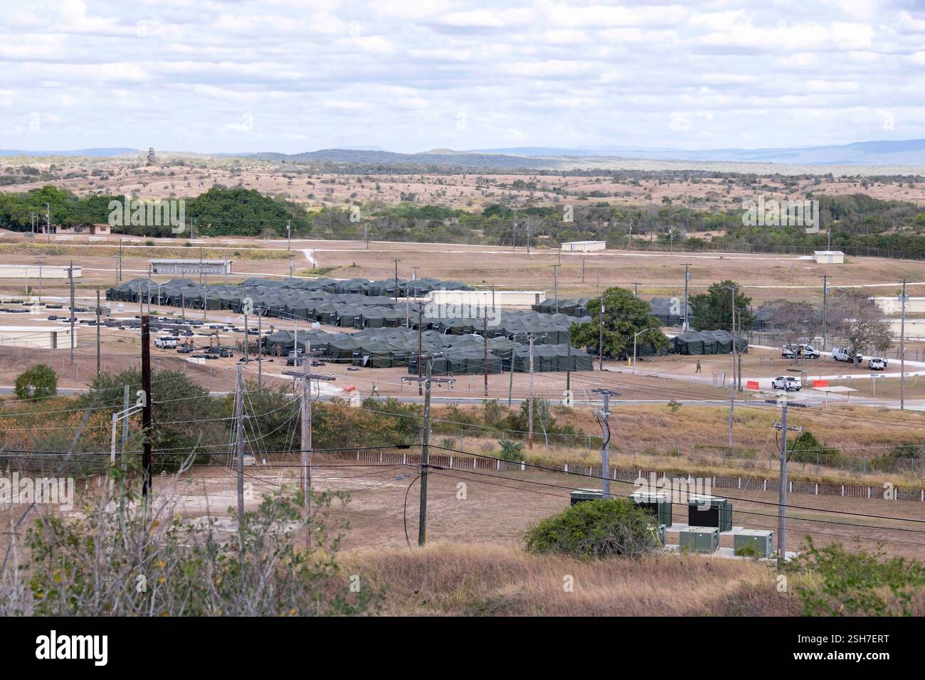 GUANTANAMO BAY, Cuba - Illegal alien holding tents at Naval Station ...
