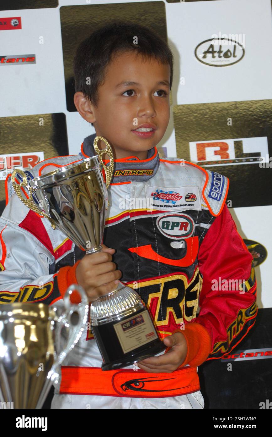 Alexander Albon, a racing driver with both Thai and British nationality ...