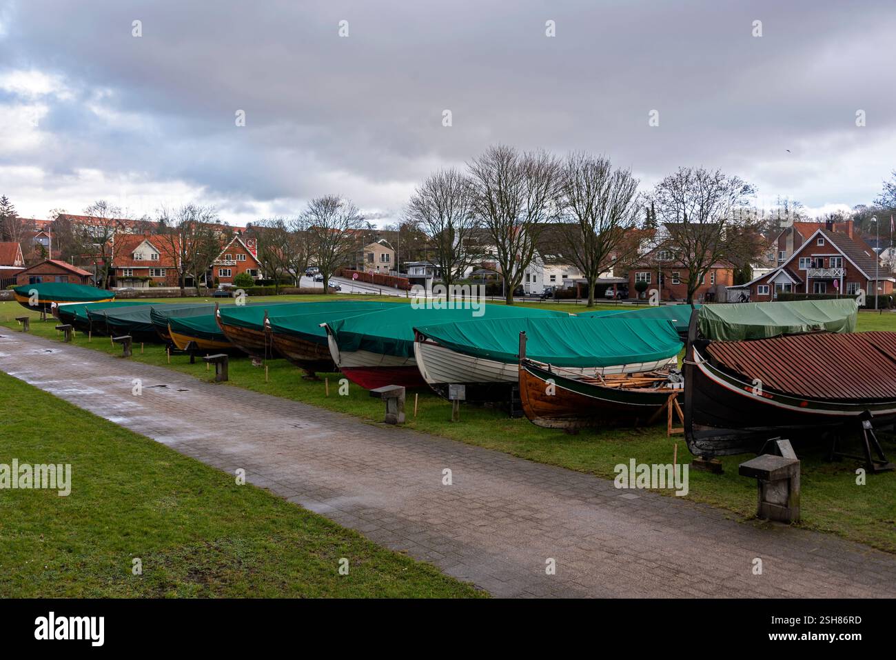 Winter Scenes at Roskilde, Denmark Stock Photo - Alamy