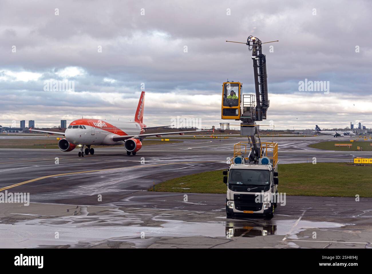 Airport Scenes at Copenhague, Denmark Stock Photo - Alamy