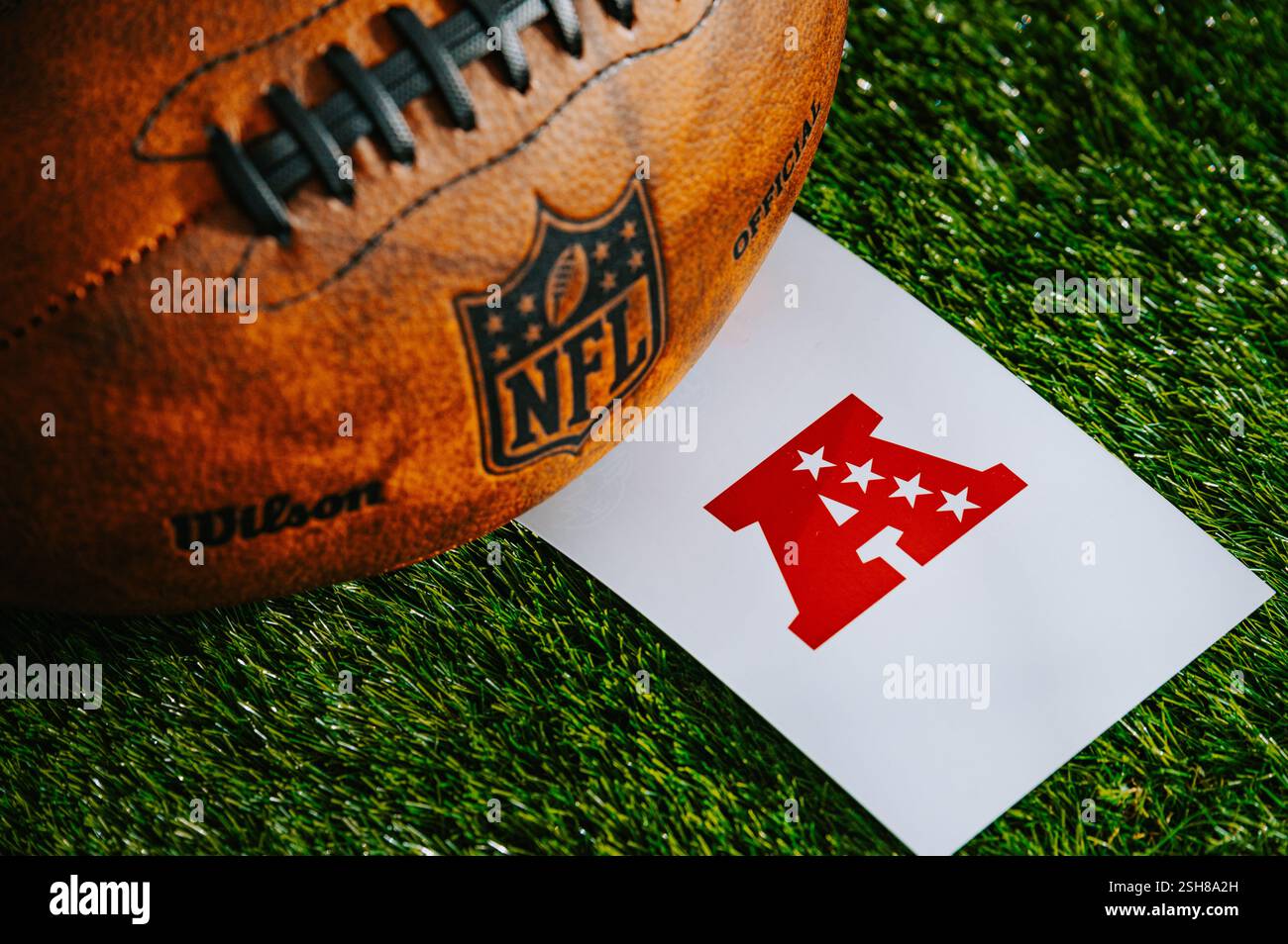 NEW YORK, USA, FEBRUARY 10, 2025: American Football Conference (AFC ...