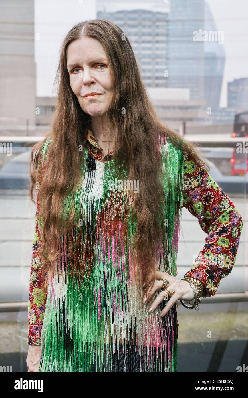 London, UK. 10th Feb, 2025. Artist Linder (Linder Sterling) at the ...