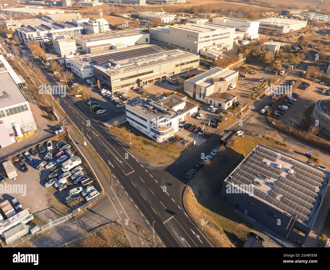 Aerial overhead shot several building hi-res stock photography and ...