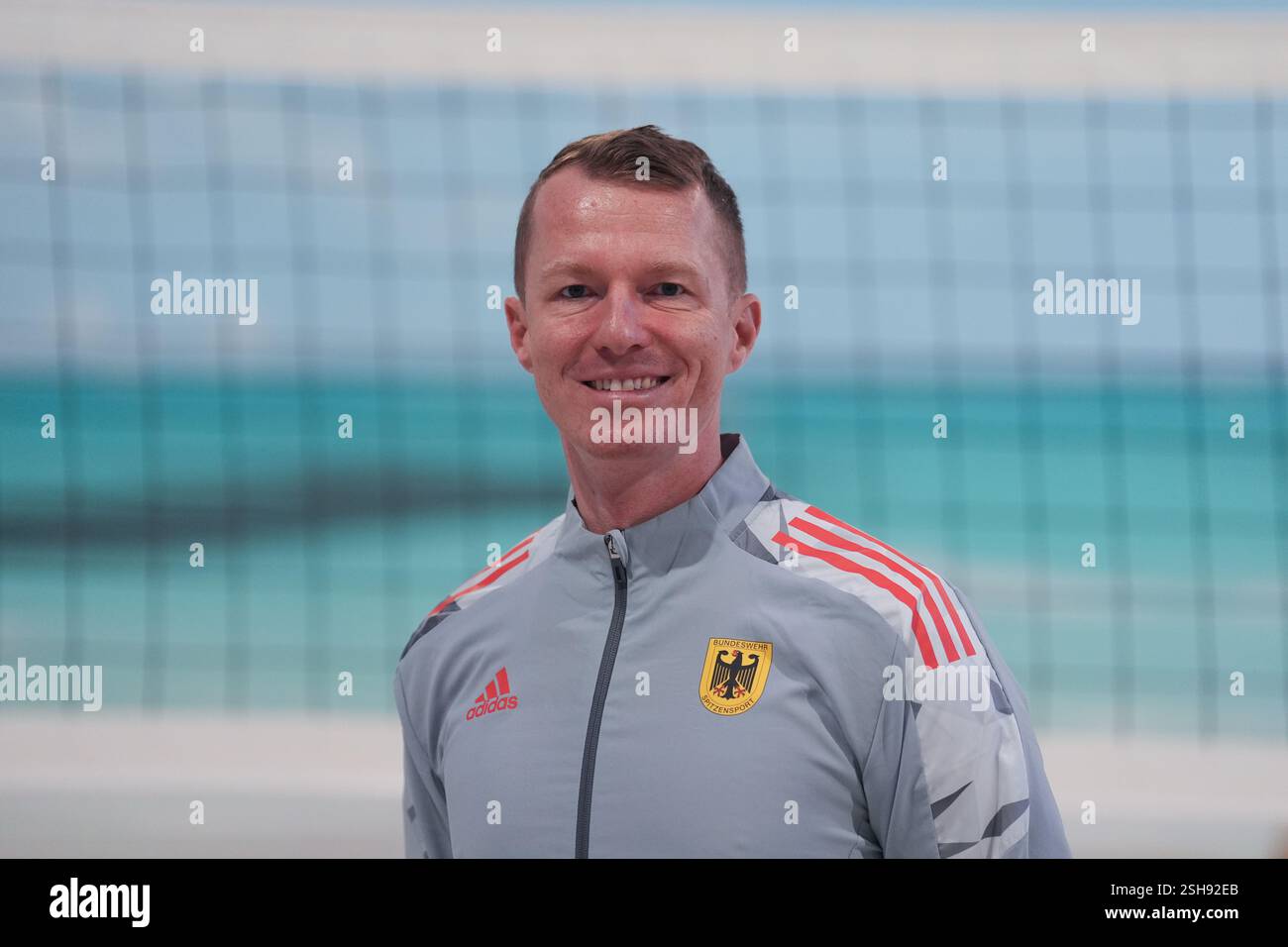 Hamburg, Germany. 10th Feb, 2025. Beach volleyball: Media Beach Day ...