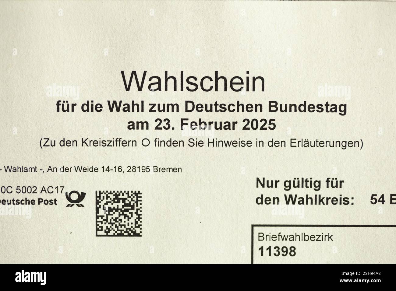 German elections 2025 hi-res stock photography and images - Alamy