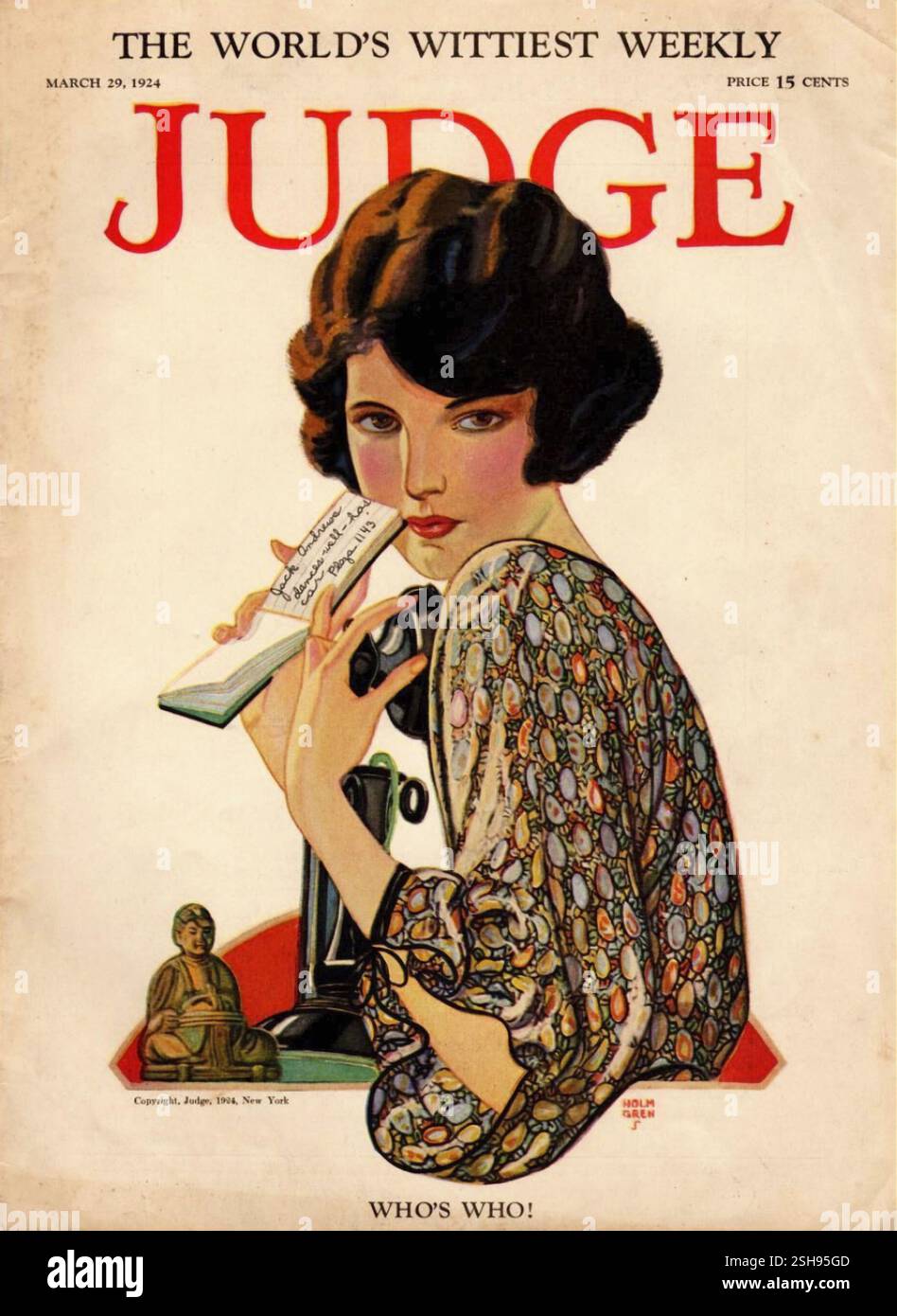 1920s judge magazine cover hi-res stock photography and images - Alamy