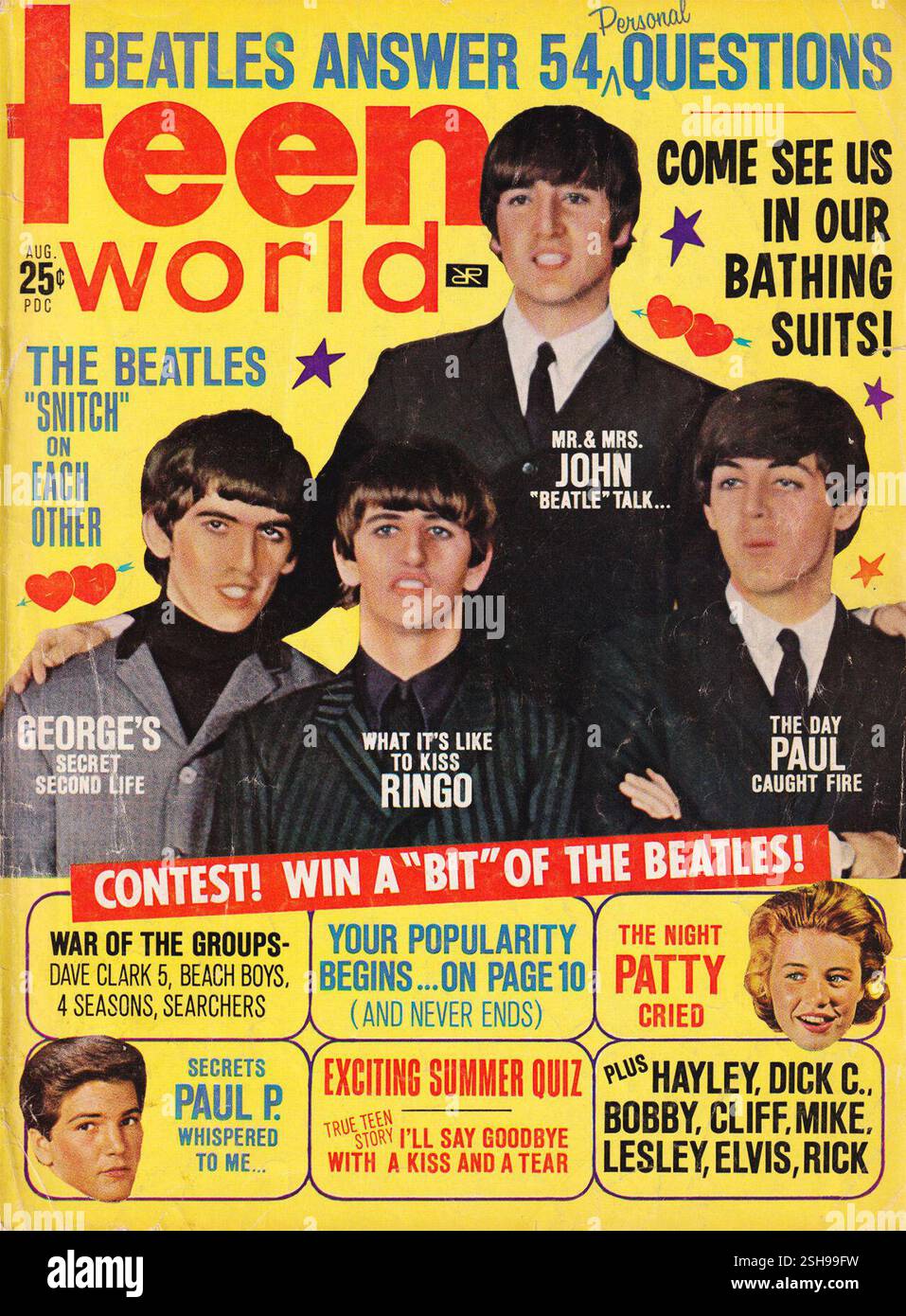 Beatles magazine covers hi-res stock photography and images - Alamy