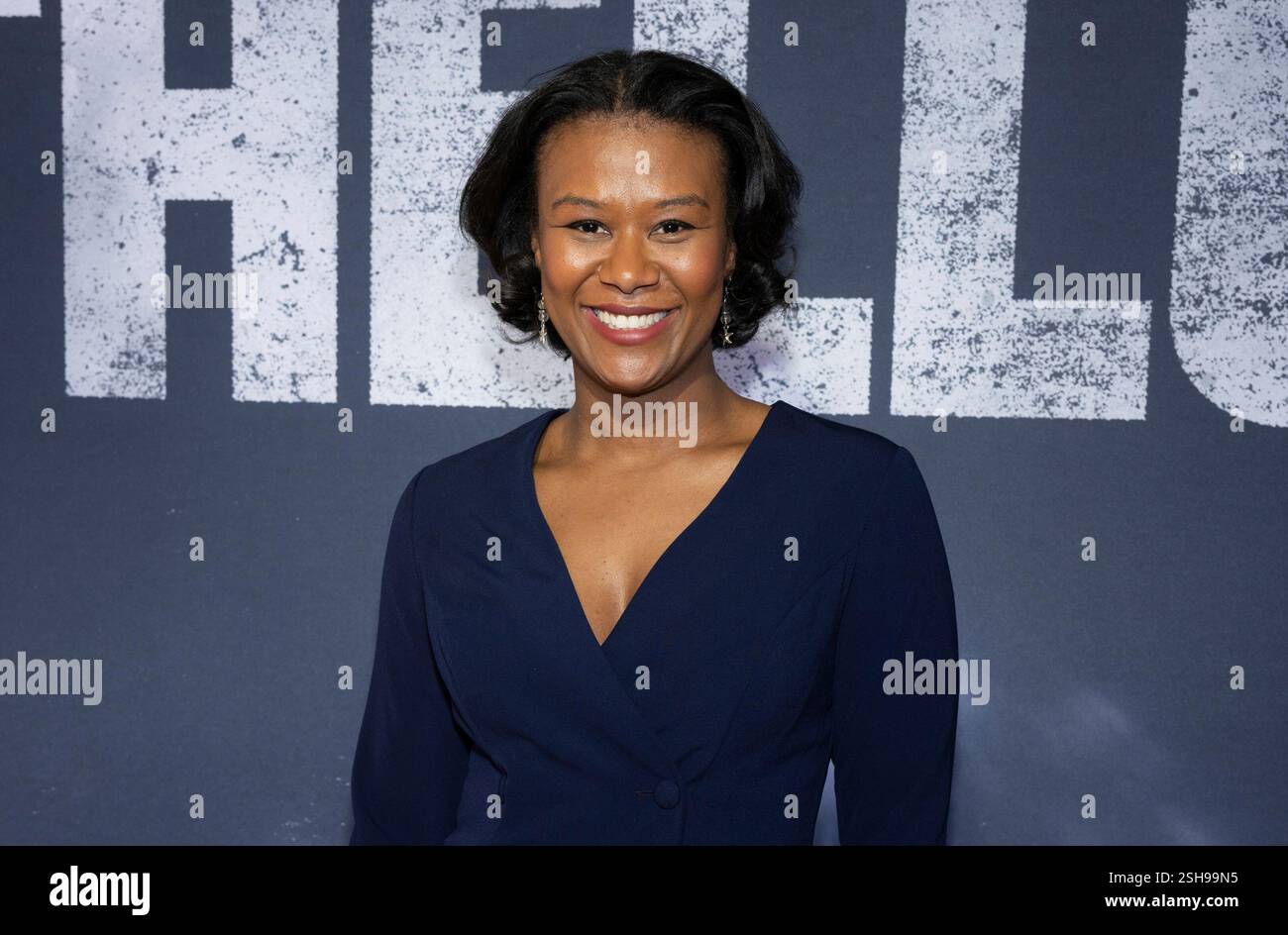 Christina Sajous attends the "Othello" Broadway production media day at ...