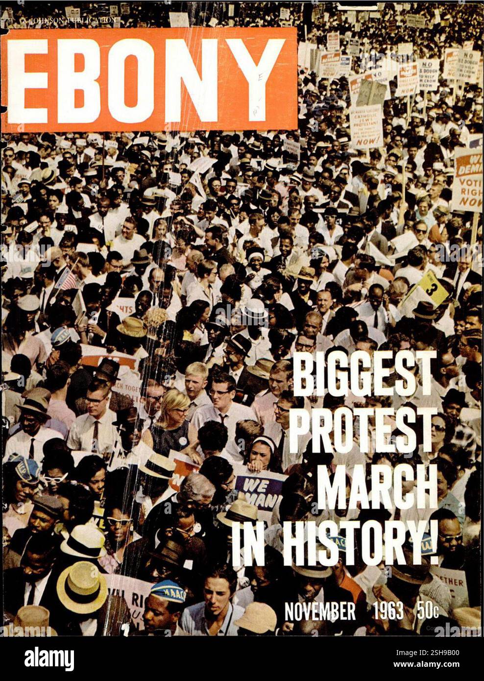 1963 Nov March on Washington Ebony Magazine cover Stock Photo - Alamy