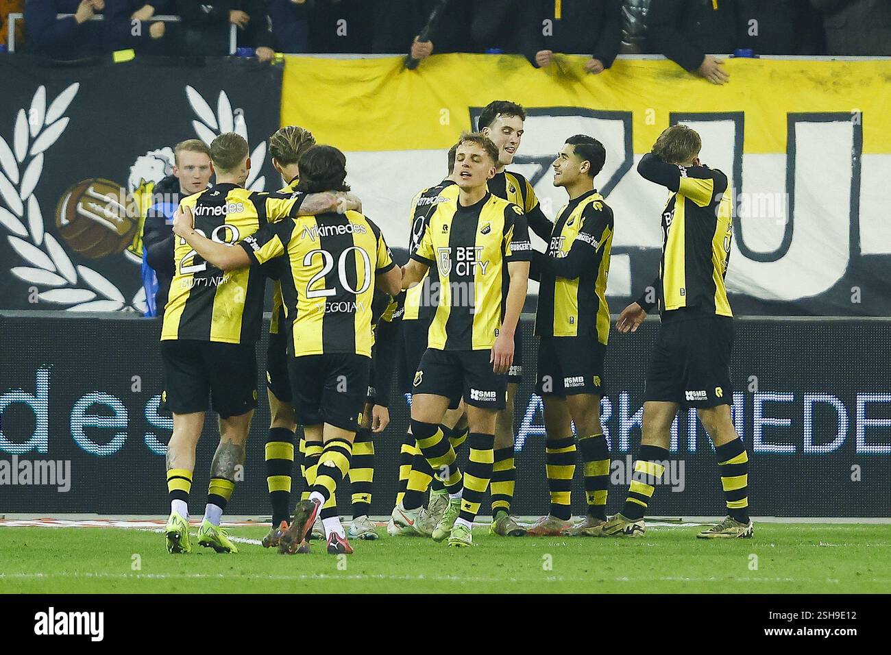 Arnhem, Netherlands. 10th Feb, 2025. ARNHEM, Stadium Gelredome, 10-02 ...