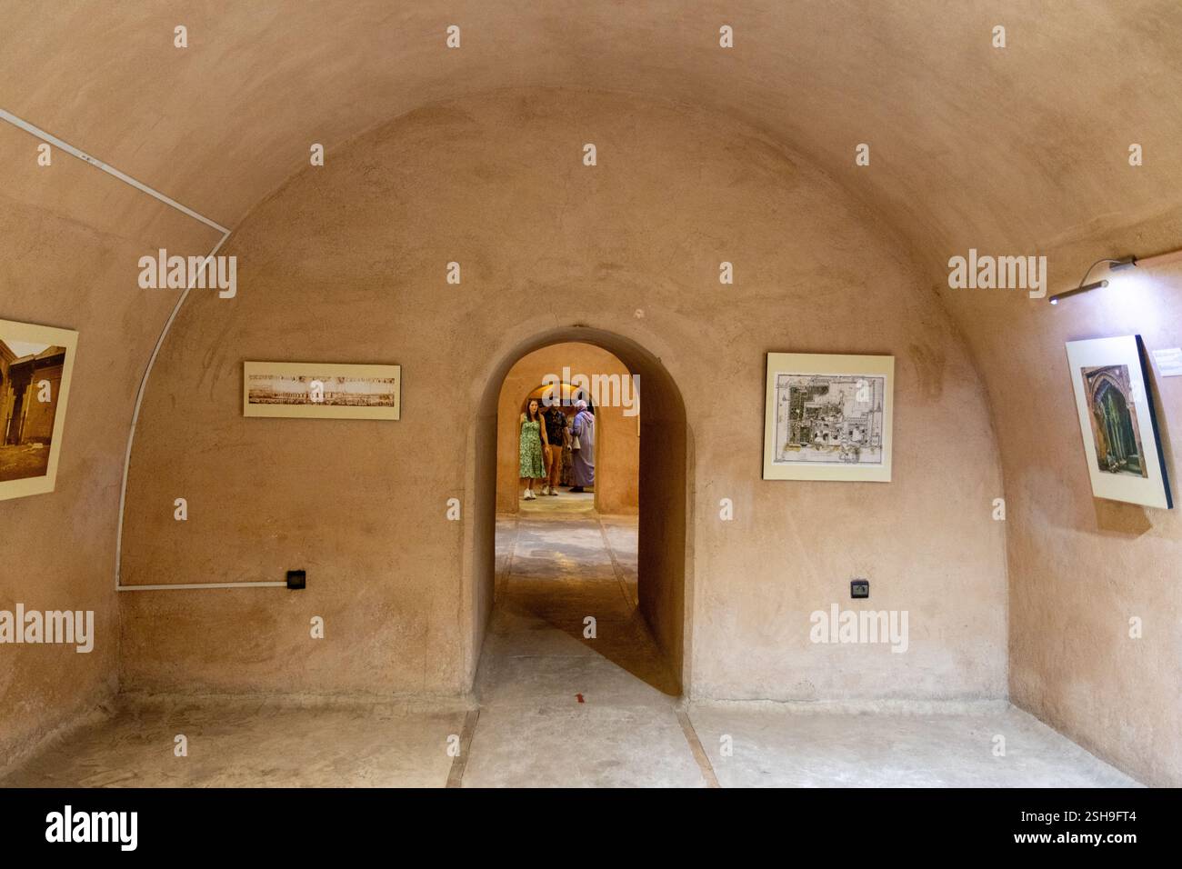 El Badi Palace, Marrakech, Morocco, North Africa, Africa. Remains of a ...