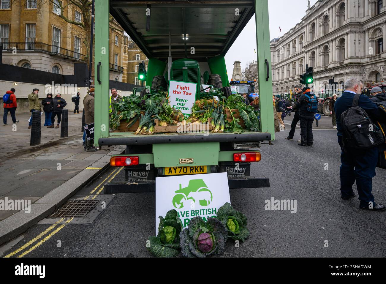 London, UK, 10th February 2025, Save British Farming protests in ...