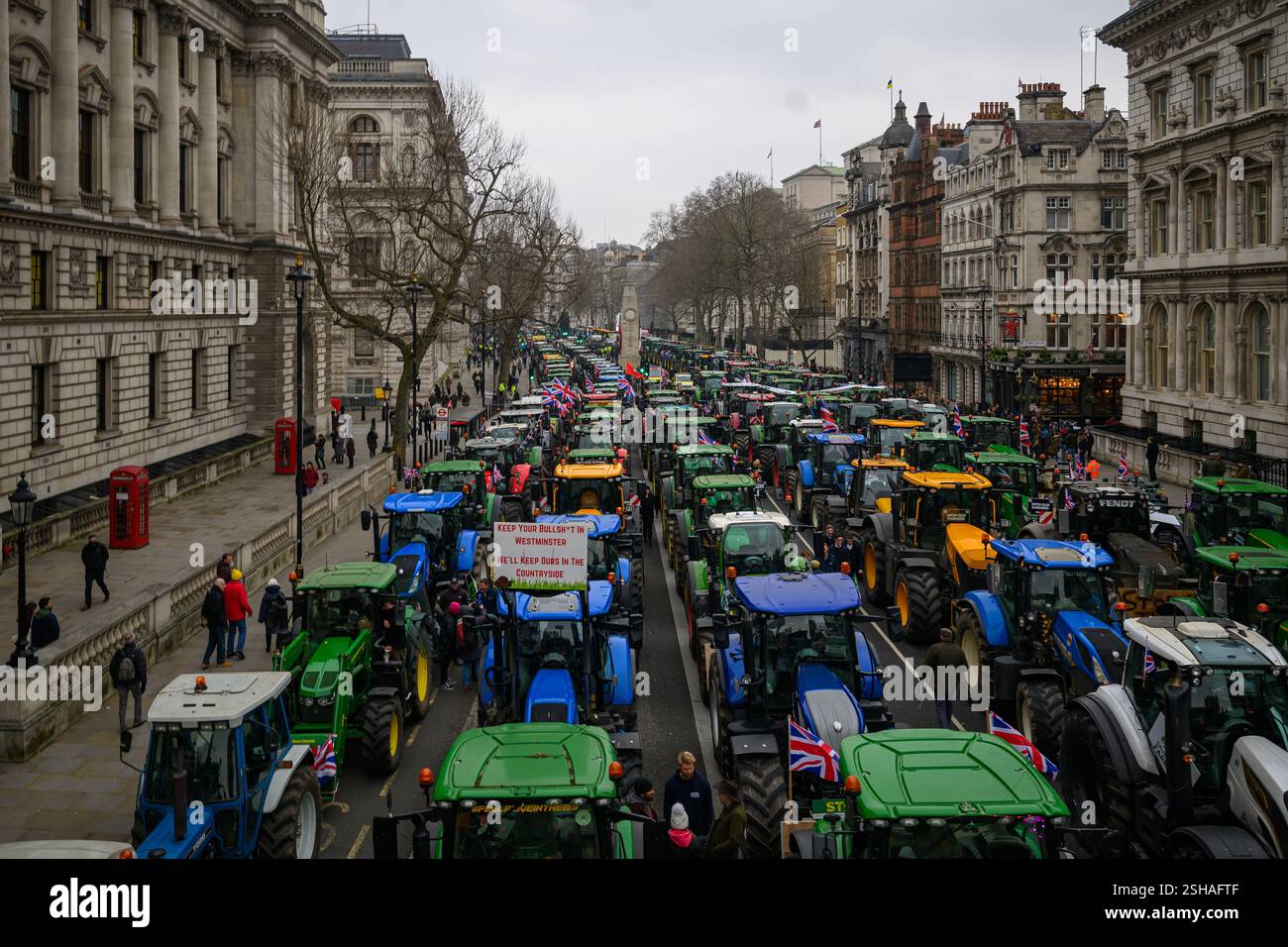 London, UK, 10th February 2025, Save British Farming protests in ...